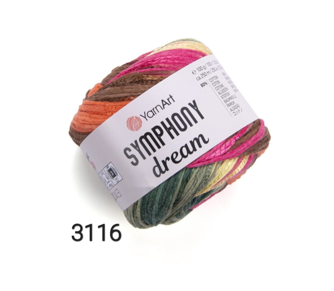 YarnArt Symphony Dream 3116 - Siulaiklaipeda.eu